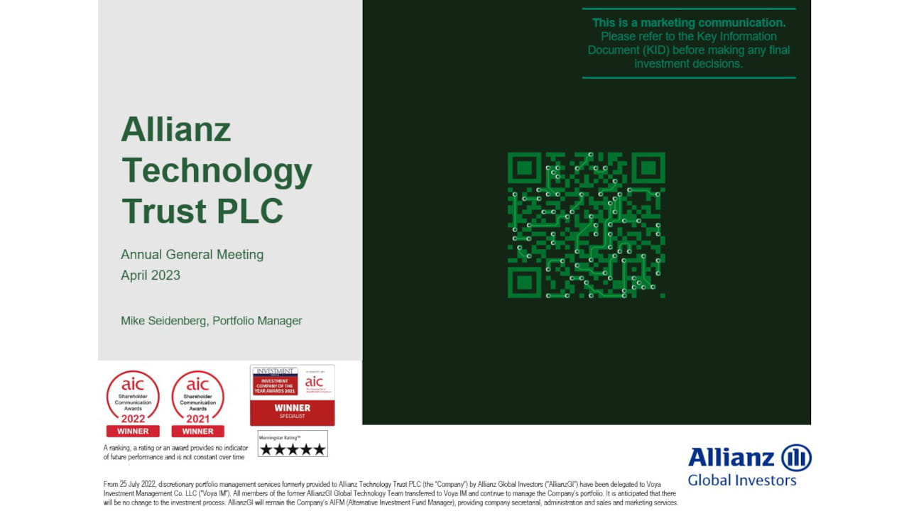 Allianz Technology Trust 2023 AGM | Allianz Technology Trust